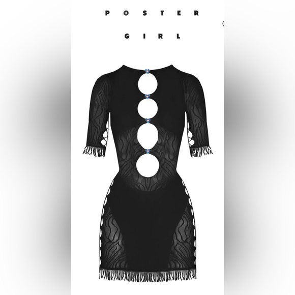 POSTER GIRL | Dresses | Poster Girl Miranda Dress Black New | Poshmark